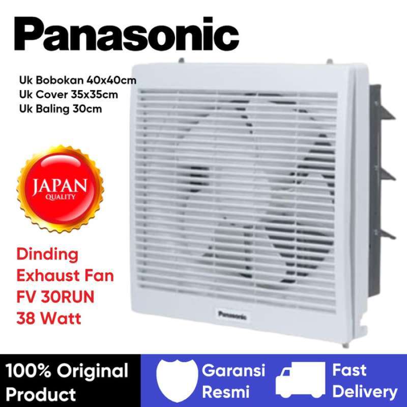 Jual Panasonic Exhaust Fan Dinding Tembok Fv 30Run (Diameter Baling 30 ...