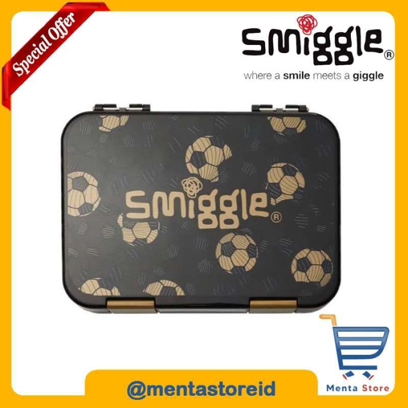 Jual Smiggle Score Happy Medium Bento Box Original - Kotak Makan Bento ...