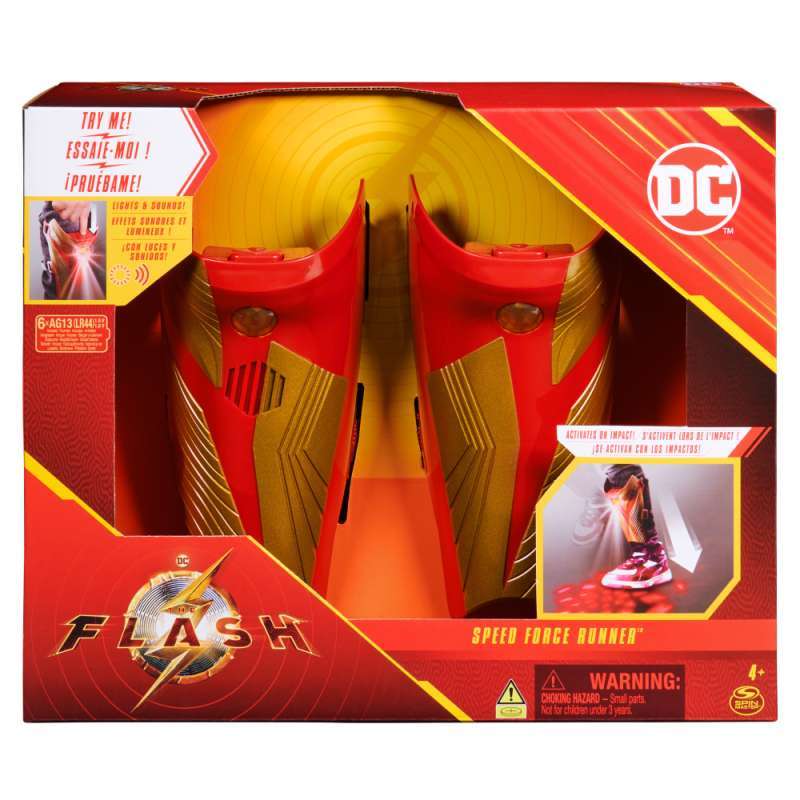 Promo Mainan Figur Dc Flash Deluxe Roleplay Magic Feet Speed Force ...