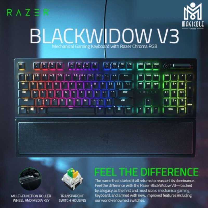 Promo Razer Blackwidow V3 Fullsize Chroma Rgb Mechanical Gaming ...