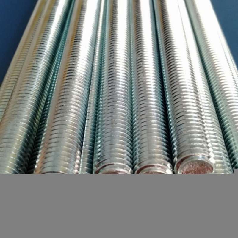 Promo asdrat putih galvanis m36 x 1 meter long drat m36 stud bolt m36 ...