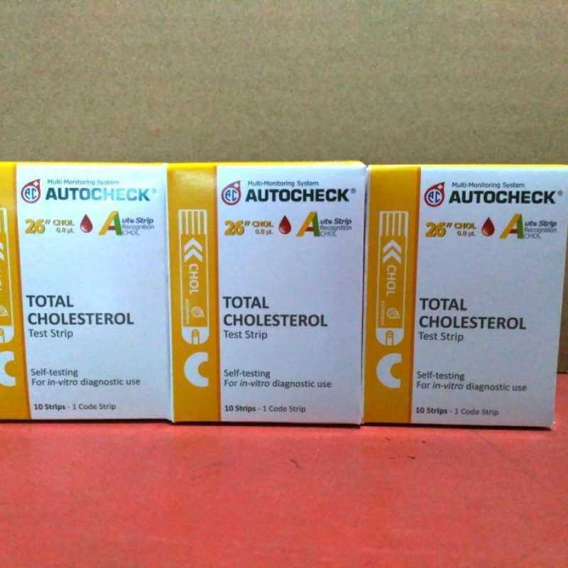 Jual Autocheck Cholesterol Strip 10's Di Seller Bergas Selalu - Cikoko ...