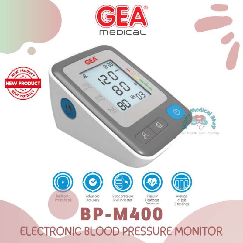 Jual Electronic Blood Pressure Monitor Bp-m400 Gea/tensimeter Bpm 400 ...