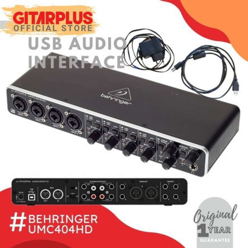 Promo Soundcard Behringer UMC404 HD Audio Interface Diskon 33% di ...