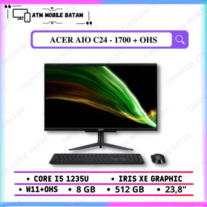 Jual Acer Aspire All In One C24-1700 I5 1235u 8/512gb W11+ohs Di Seller ...