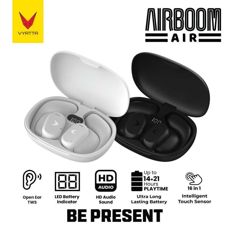 Promo Vyatta Airboom Air Ows Tws Bluetooth Headset Earphone Open Air ...