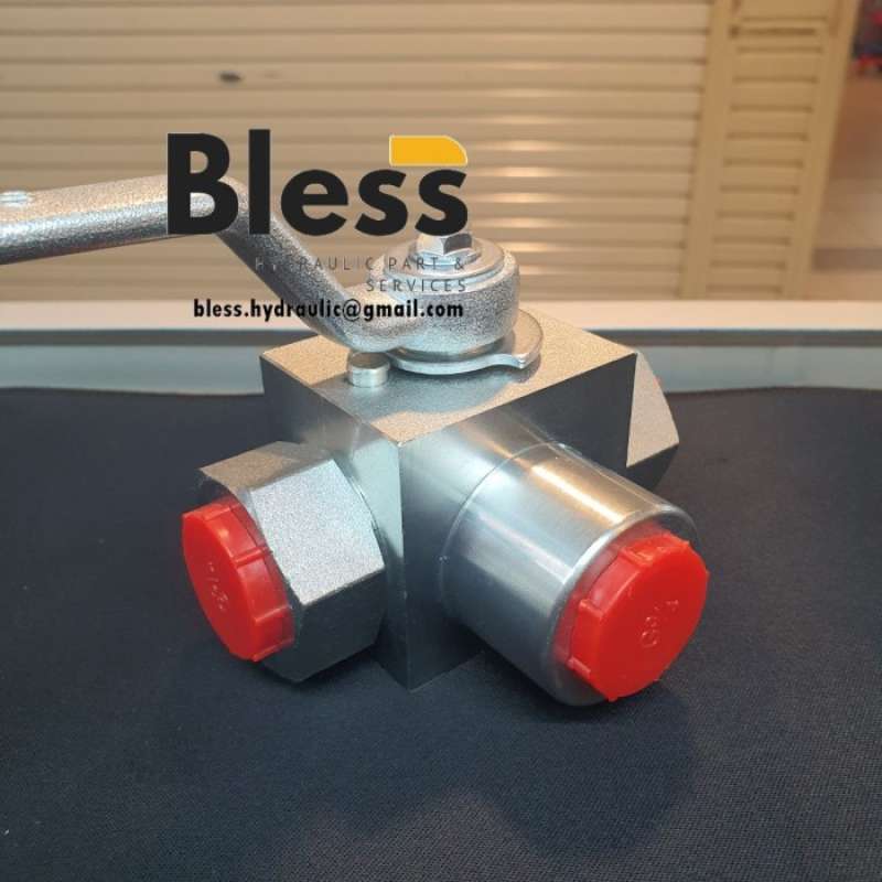 Promo Ball Valve 3 Three Way Hydraulic 3/4 6000 psi Nucleo Diskon 33% ...