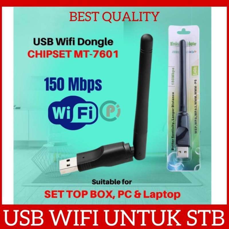 Jual USB Wifi Set Top Box MT7601 Dongle STB Adapter Antena Wifi PC Laptop di Seller Cybercom ...