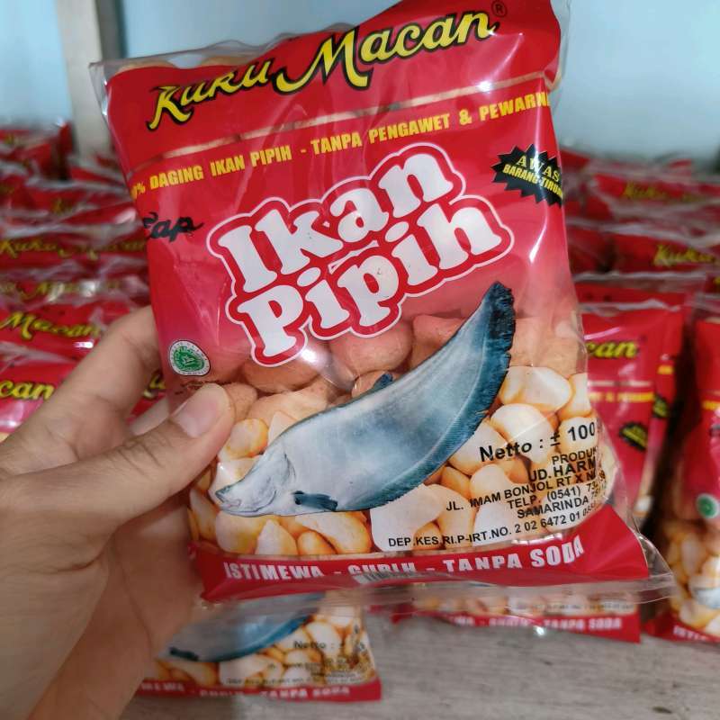 Jual Amplang Kuku Macan Cap Ikan Pipih 100gr khas Samarinda HARMAS di ...