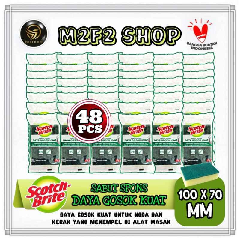 Promo Sabut Spons Cuci Piring 3M Scotch - Brite ID T36N - 15 gr ...