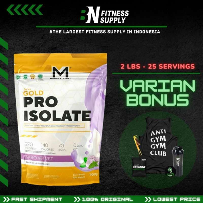 Promo M1 MuscleFirst Muscle First Gold Pro Isolate Whey Protein Diskon ...