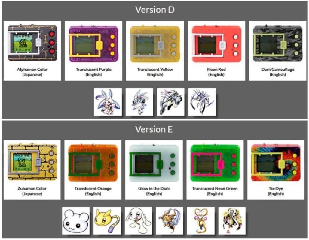 Jual Digimon Digivice Virtual Pet Monster Tamagotchi Bandai Figure Vpet ...