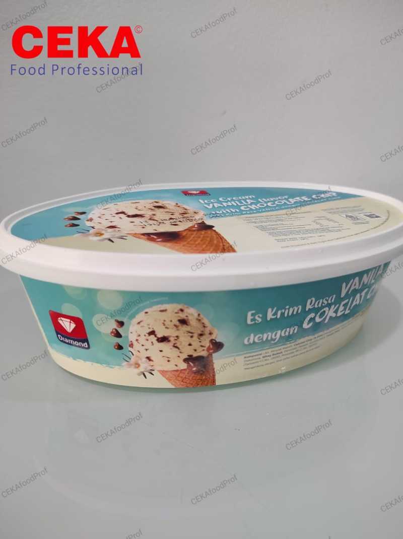 Jual Es Krim Diamond Vanila Dengan Chocochip 700 Ml - Ice Cream Di ...