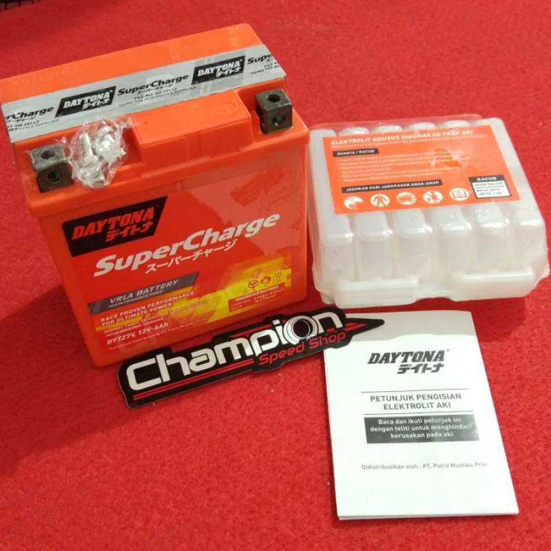 Promo Super Charge Battery Vrla Aki Daytona Dytz7v Yamaha Nmax Diskon ...