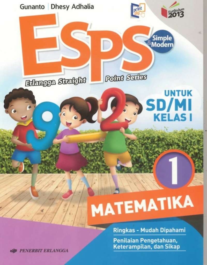 Jual Esps: Matematika Sd/mi Kelas. 1 Di Seller Indah Library - Tegal Alur, Kota Jakarta Barat ...