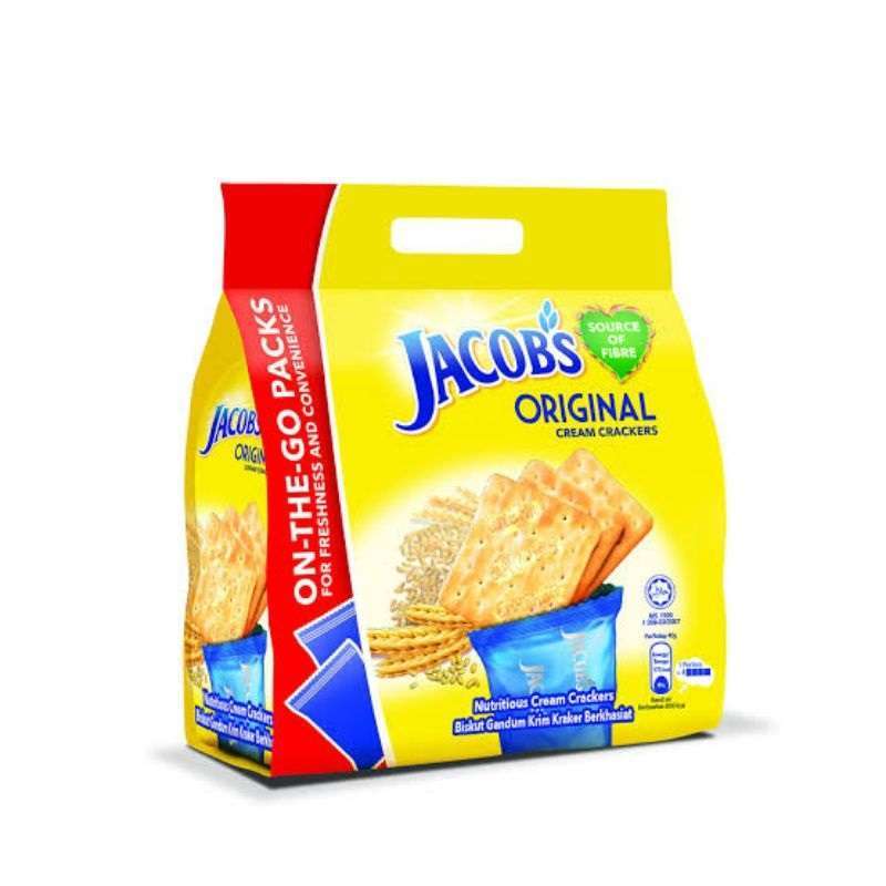 Jual Jacobs Jacob's cream crackers original 600 g gr gram original import malaysia biskuit roti ...