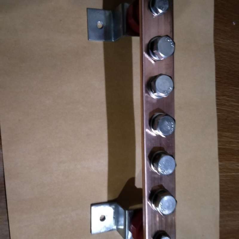 Jual Busbar plat tembaga grounding panel 250 x 30 x 6mm di Seller ...