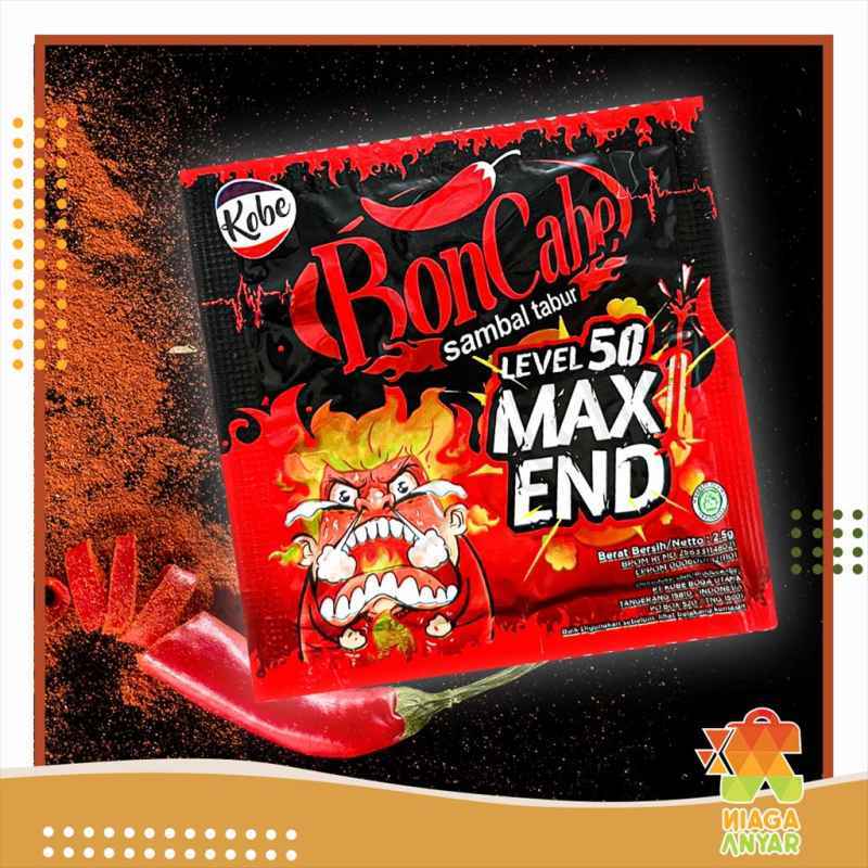 Promo Na Kobe Boncabe Sachet Cabe Bubuk Level 15 30 50 / Bon Cabe ...