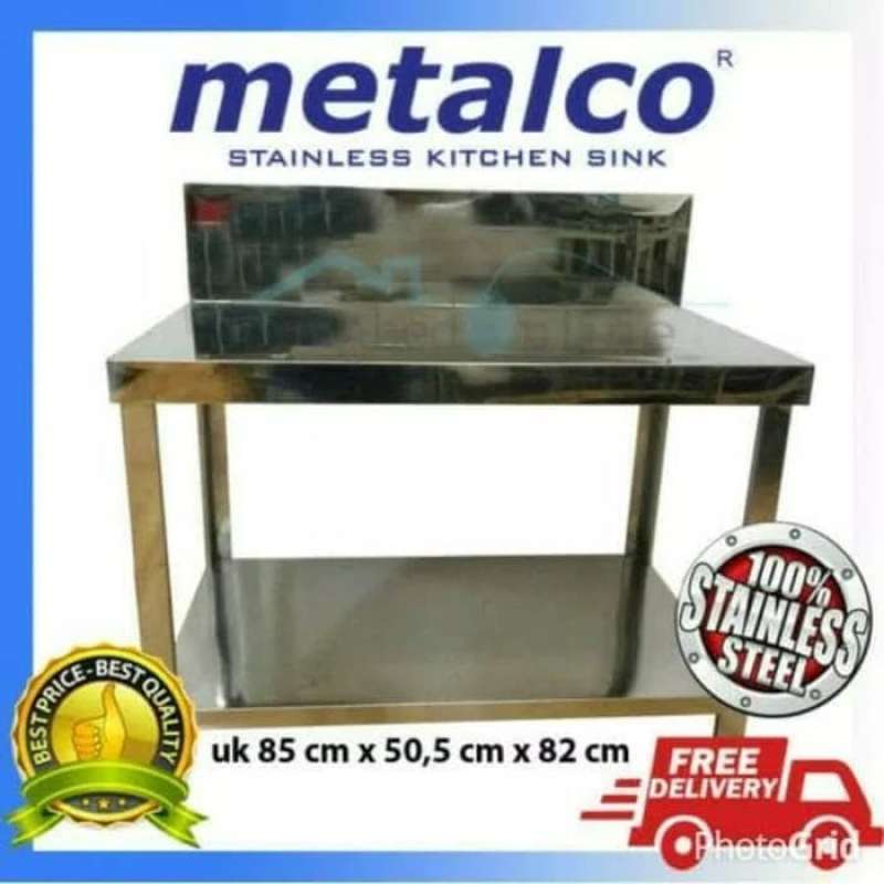 Jual Meja Kompor Stainless Steel Knock Down Packing Kayu di Seller ...