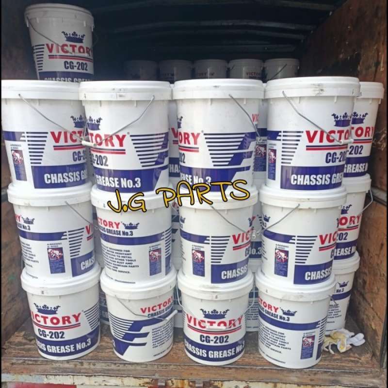 Promo GEMUK / CHASSIS GREASE VICTORY CG-202 KEMASAN 15 KG / PAIL BESAR ...