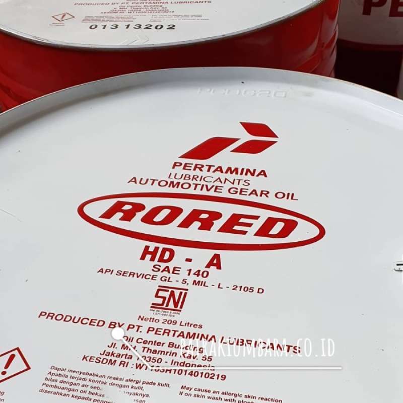 Promo Pertamina Rored HD A 140, pelumas Diskon 23% di Seller Fortize ...