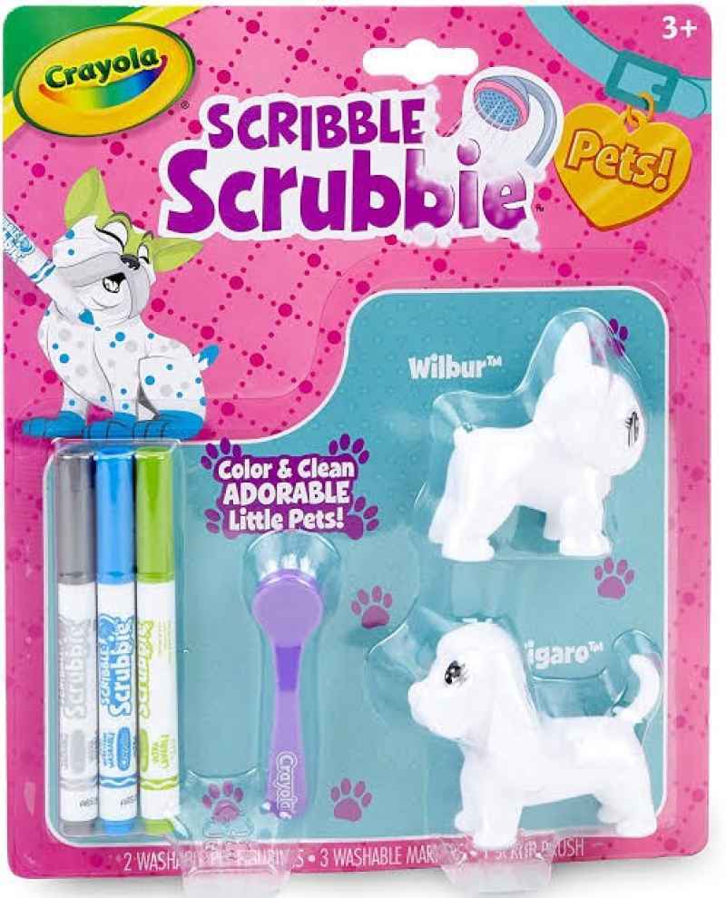 Jual Crayola Scribble Scrubbie Pets Dog Pack Animal Toy Set Di Seller ...