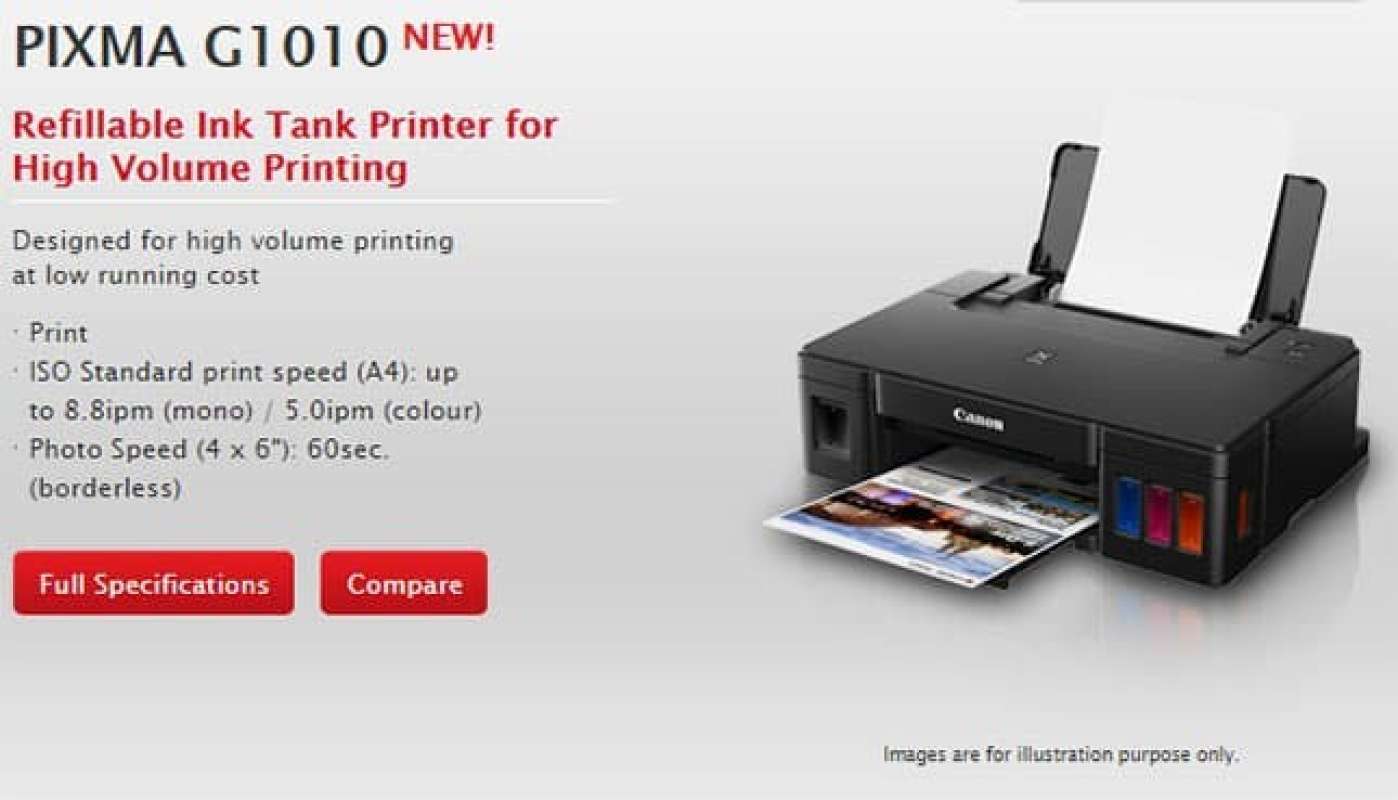 Promo Printer Pixma G1010 G1010 G 1010 Single Fungsi Garansi Resmi ...