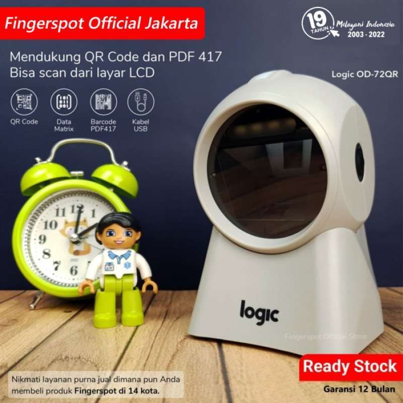 Promo Barcode Scanner QR Code Logic OD-72QR - Otomatis Scan - 360 scan ... Promo Barcode Scanner QR Code Logic OD-72QR - Otomatis Scan - 360 scan ...