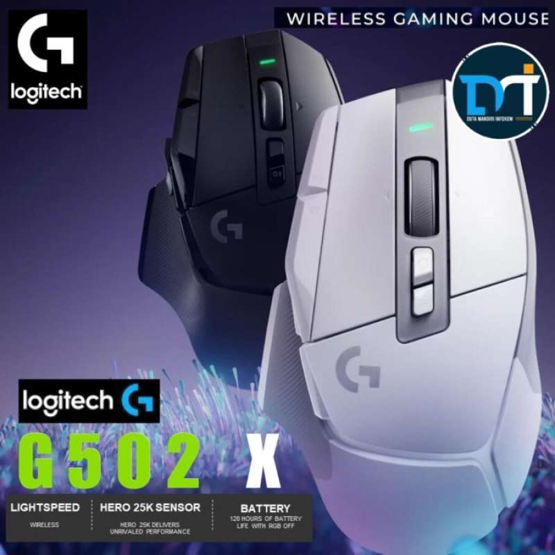 Promo G502 X LightSpeed Wireless Gaming Mouse I G502X Diskon 23% di ...