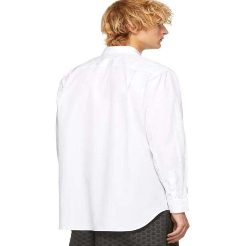Promo Comme De Garcons Cdg Play Red Emblem White Shirt (kemeja Putih ...