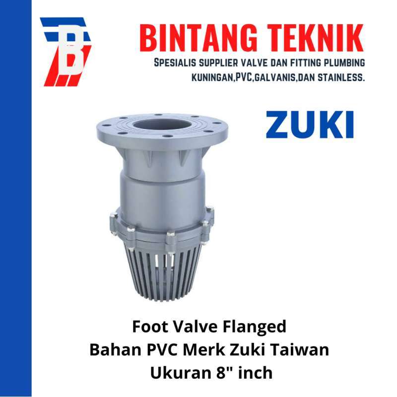 Jual Foot Valve Pvc 8 Inchi 💯 Harga Murah & Kualitas Terbaik September 2025