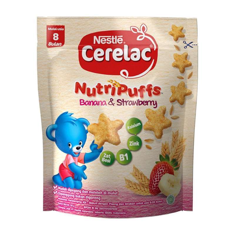Jual Nestle Cerelac NutriPuffs 50gr / Nestle Cerelac nutri puff ...