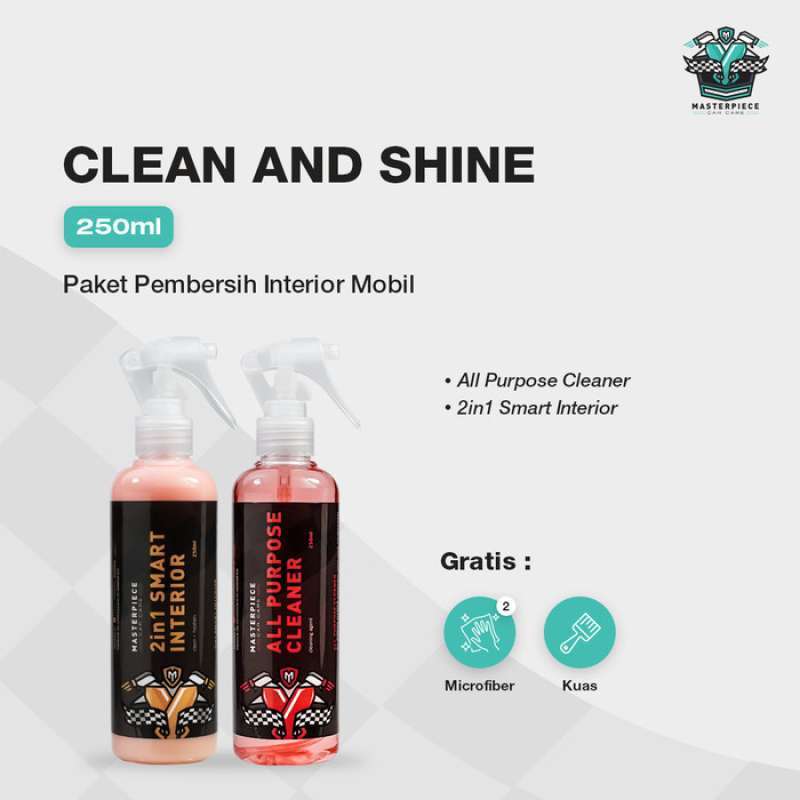 Jual Clean and Shine for Interior | Paket Pembersih Dashboard Plafon ...