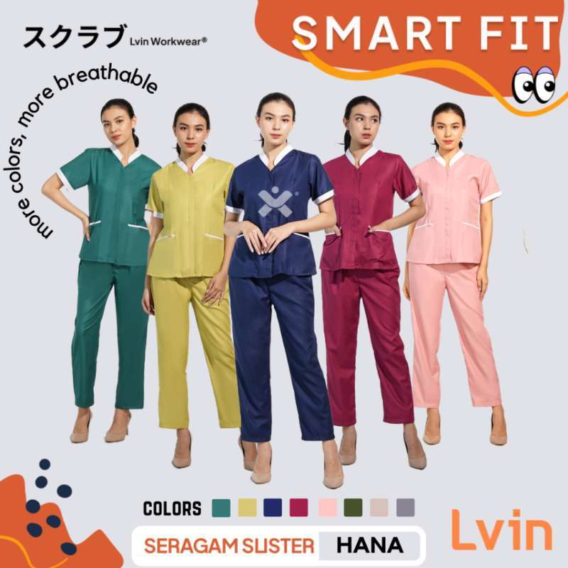 Jual Lvin Baju Seragam suster Hana Series / nanny uniform/seragam ...