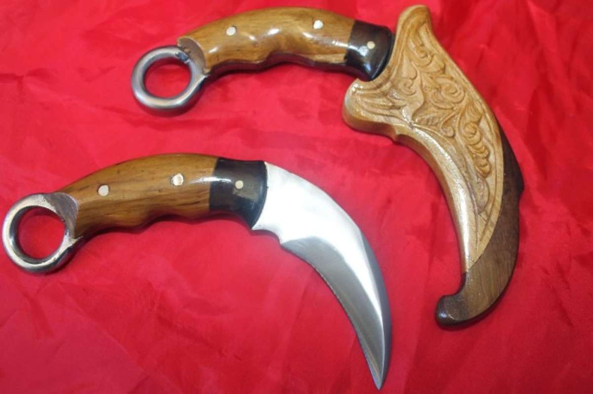 Promo Kerambit Kayu Ukir, Karambit Tradisional, Kerambit Lokal, Pisau Batik Diskon 13% Di Seller ...