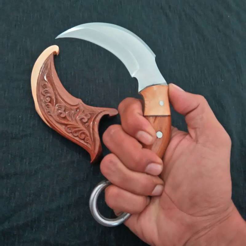 Promo Kerambit Kayu Ukir, Karambit Tradisional, Kerambit Lokal, Pisau Batik Diskon 13% Di Seller ...