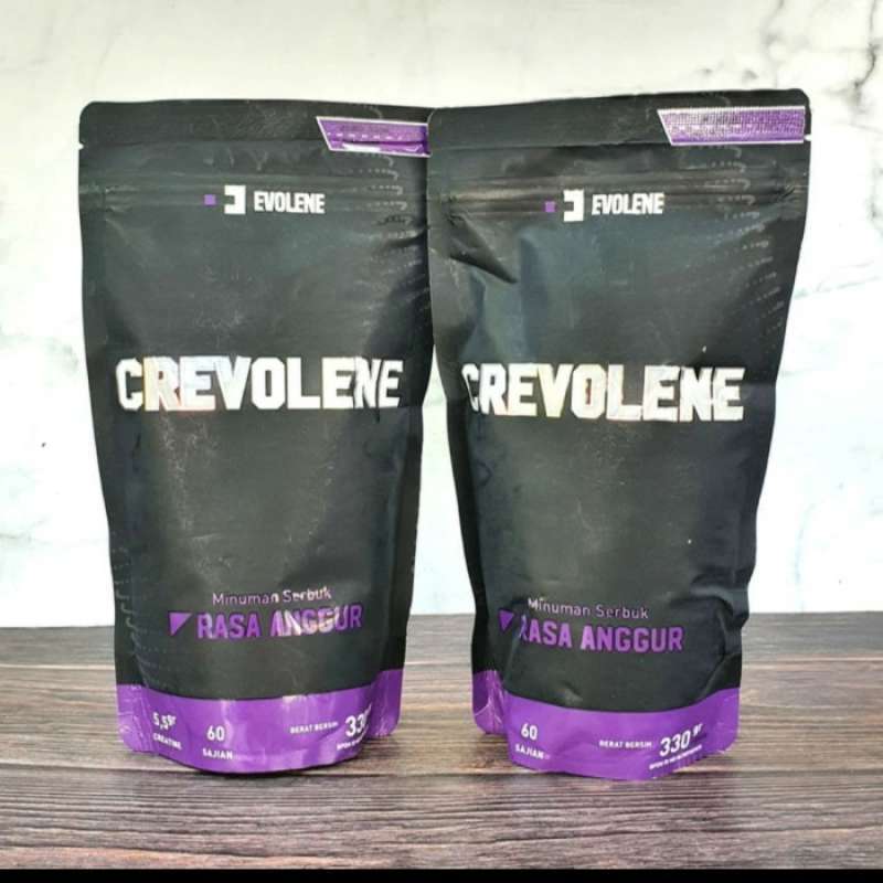 Jual Evolene Crevolene 330 Gram Micronized Creatine Monohydrate - 60 ...