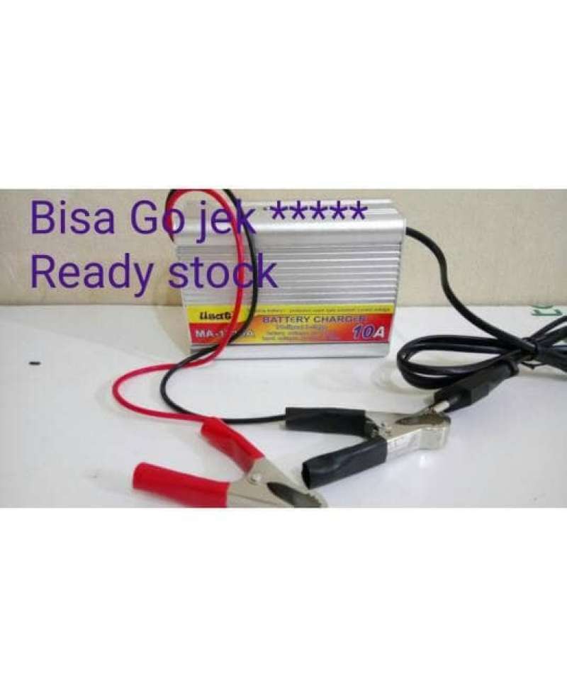 Jual Charger Aki/accu 12v 10a Otomatis Usat Intellegent Battery Charger ...