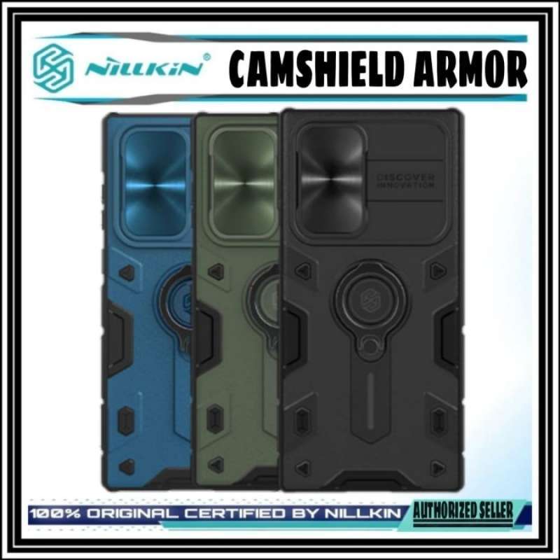 Promo SAMSUNG GALAXY S22 ULTRA 5G NILLKIN HARD PC CASE CAMSHIELD ARMOR RING - Multicolor Diskon ...