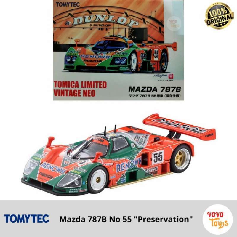 Promo Tomica Limited Vintage Neo Tlv-N Mazda 787B Car 55 Preservation ...