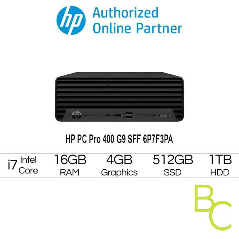 Jual Hp Pc Pro 400 G9 Sff - I7-12700/16gb/512gb Ssd + 1tb Hdd Gfx T400 ...