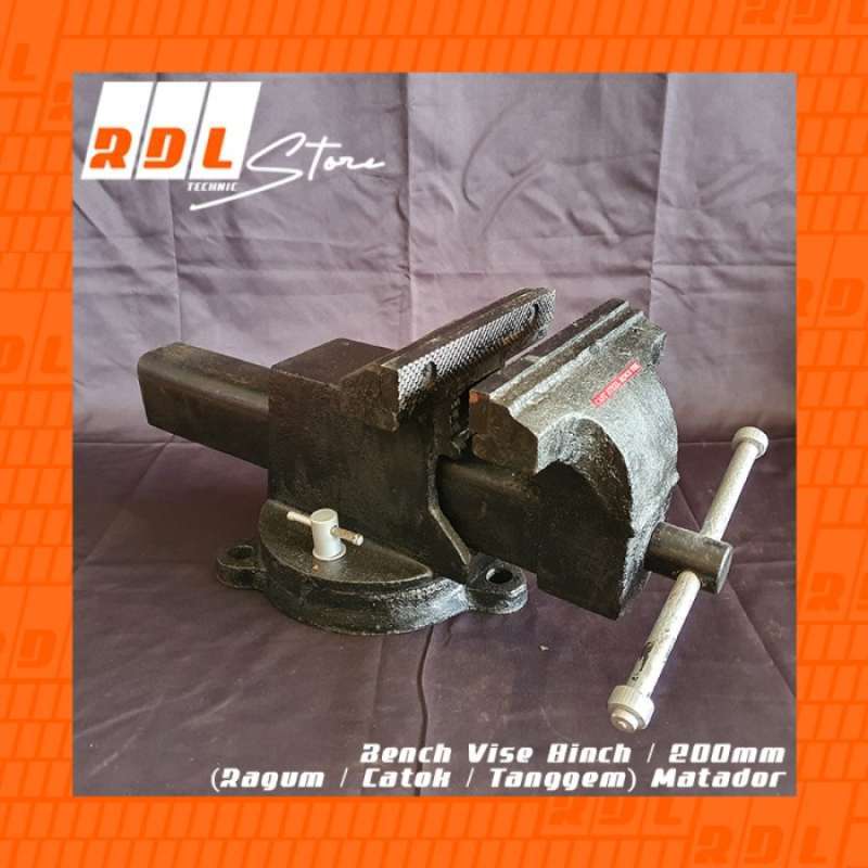 Promo Bench Vise 8inch / 200mm (Ragum / Catok / Tanggem) Matador Diskon ...