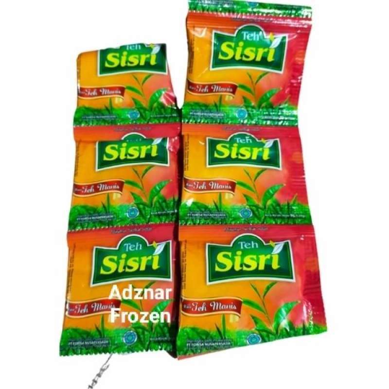Jual teh sisri teh manis 10 sachet di Seller Adznar Frozen Pasar 3 ...