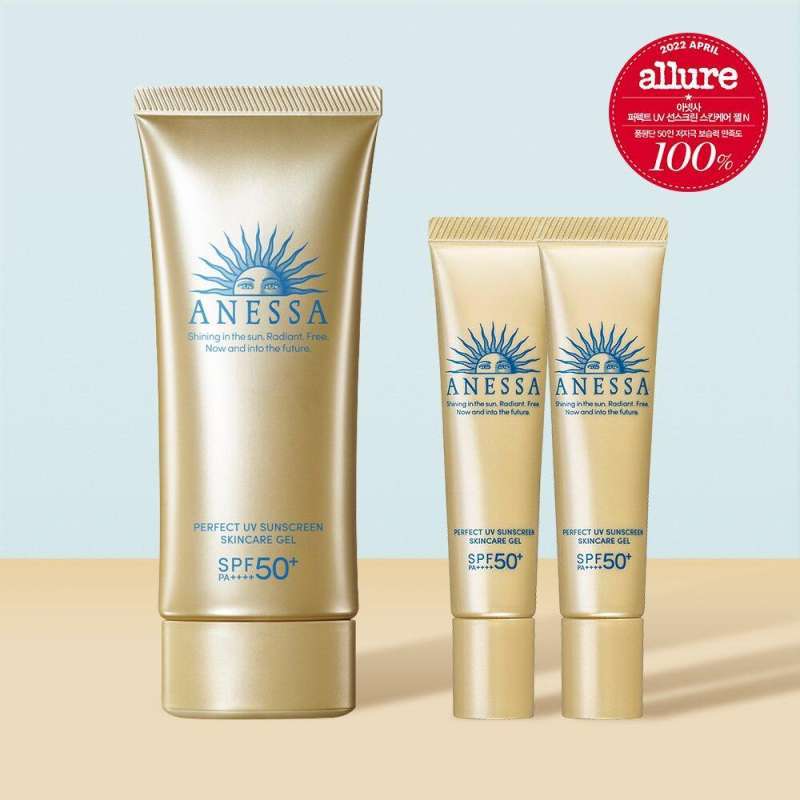 Promo ANESSA Perfect UV Sunscreen Skincare Gel N 90g Special Set (+15g*2ea) Diskon 3% di Seller ...