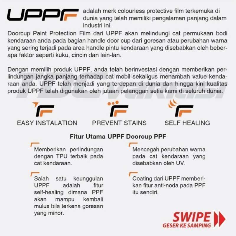 Jual Pain Protection Film Uppf Uppf Sticker Door Cup Outer All ...