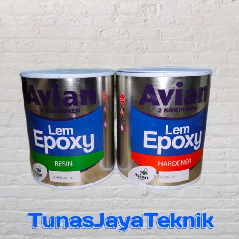 Jual Lem epoxy Avian 2 komponen lem kapal 1,6kg set - 1,6kg Set di ...