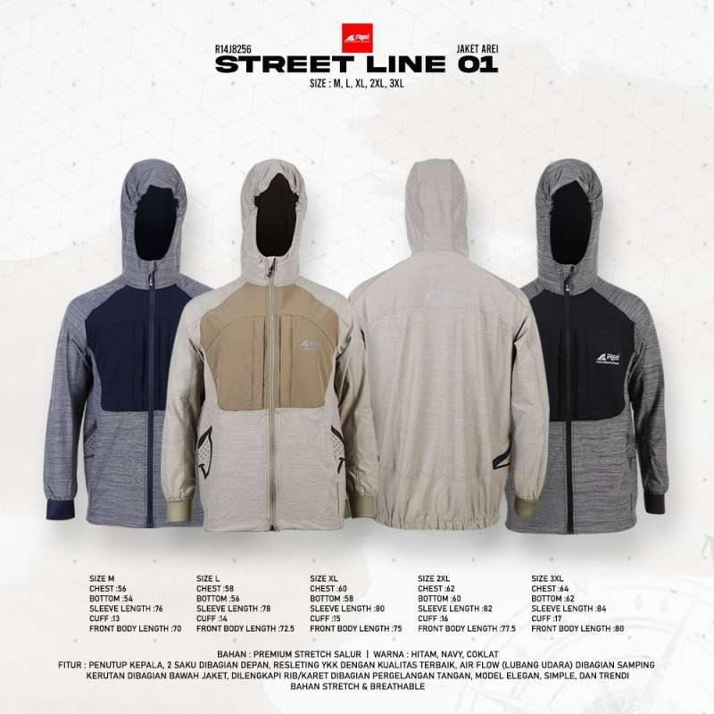 Jual Jaket Pria Street Line 01 Arei Outdoorgear Di Seller Arei Outdoor ...