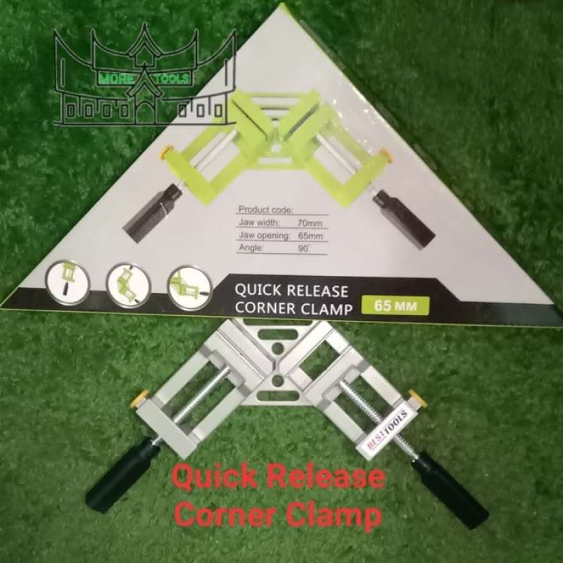 Promo Quick Release Corner Clamp 65mm / Klem Siku Sudut / Corner Clamp ...