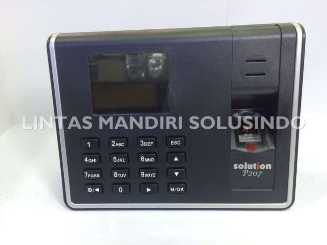 Promo Mesin Absensi Sidik Jari / Finger Print SOLUTION P207 Diskon 23% ...