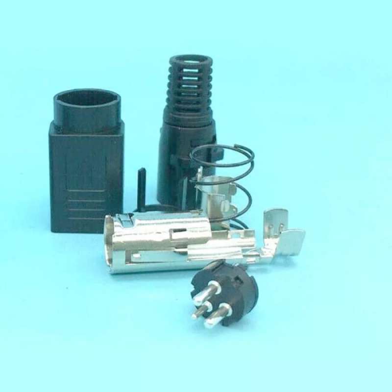 Promo Konektor Adaptor Dc 3 Pin Power Din Plug Supply Adapter Connector ...